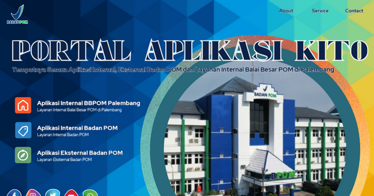 Portal Aplikasi Kito (Home)